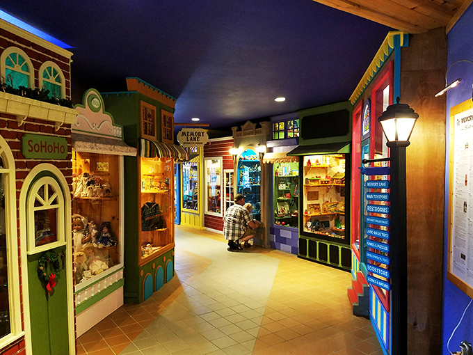 Toy story come to life! Lark Toys' whimsical interior is a wonderland of childhood dreams, where imagination knows no bounds.
