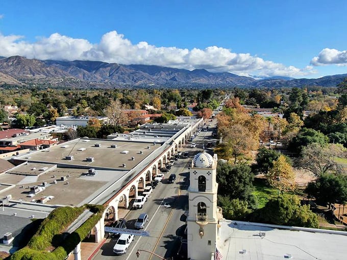 Ojai: Where the vibes are chill, and even the stop signs seem to say "Whoa, dude."