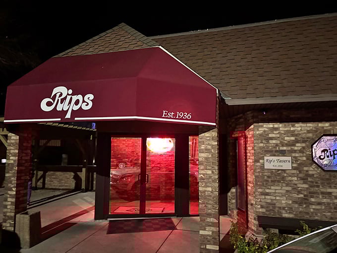 Rip's Tavern: Where chicken goes to fulfill its crispy destiny. It's so good, you'll want to build a shrine to the fryer.