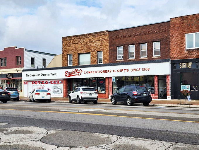 Sayklly's: Sweetness since 1906! This candy veteran has outlasted more diet fads than you've had hot dinners.