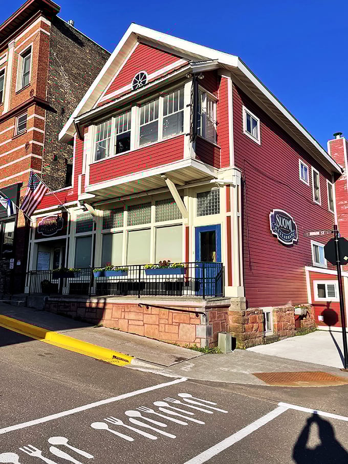 Suomi Home Bakery & Restaurant: This red beauty could make even Santa jealous. It's like Finland and flavor had a delicious love child.