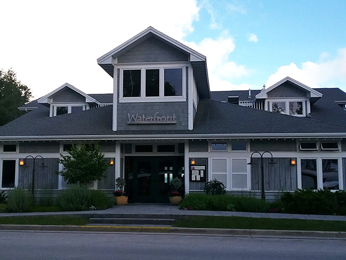 The Waterfront Restaurant: Where "lake life" meets gourmet delight! This place is prettier than a Bob Ross painting.
