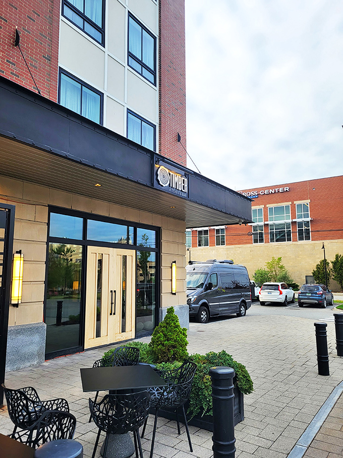 Timber Kitchen & Bar: Where "upscale" meets "upper crust." Bangor's answer to "Can pizza be fancy?" is a resounding yes!