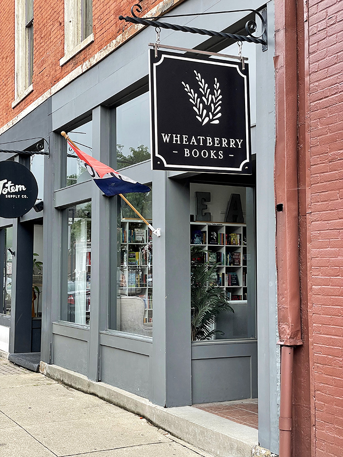 "Green means go... for books! Wheatberry's cheerful exterior is an invitation to literary exploration."