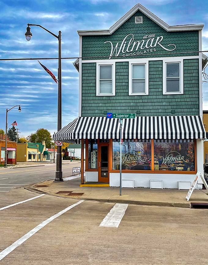 Green with envy? You will be if you miss Wilmar's. This minty-hued haven houses some of Wisconsin's finest chocolates.