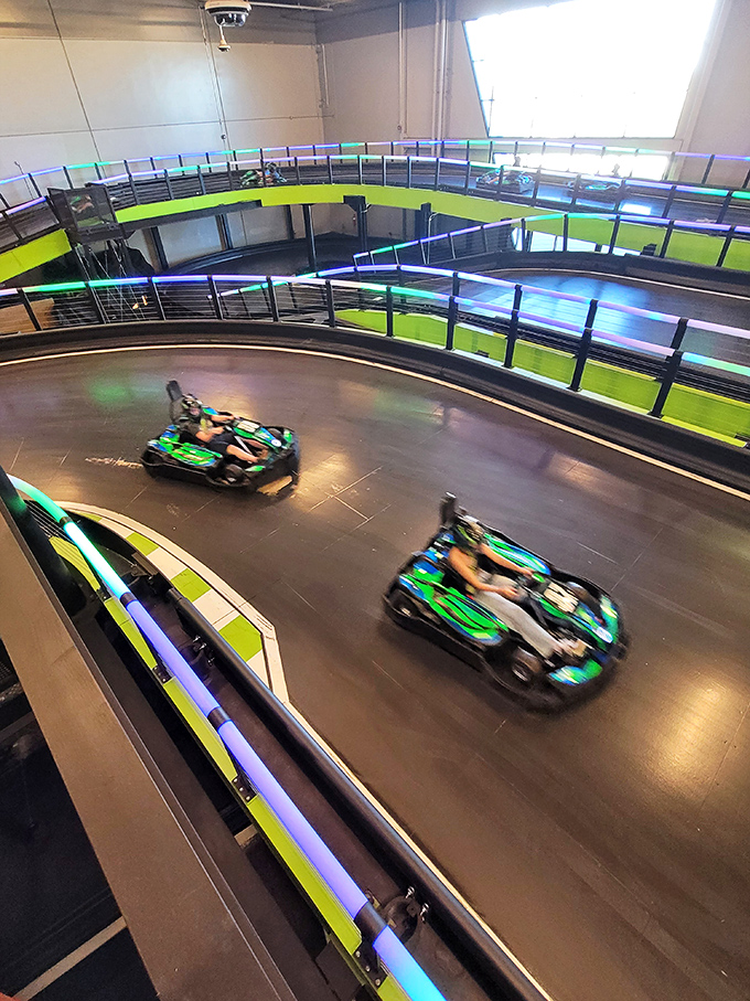 More twists than a mystery novel and more fun than a barrel of monkeys. Andretti's track will leave you breathless... and wanting more!