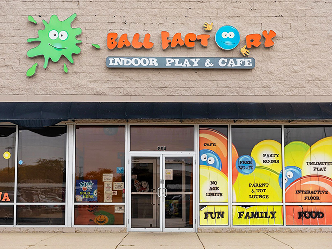 "Who needs a ball pit when you can have a ball ocean? This indoor playground proves that fun knows no age limit."