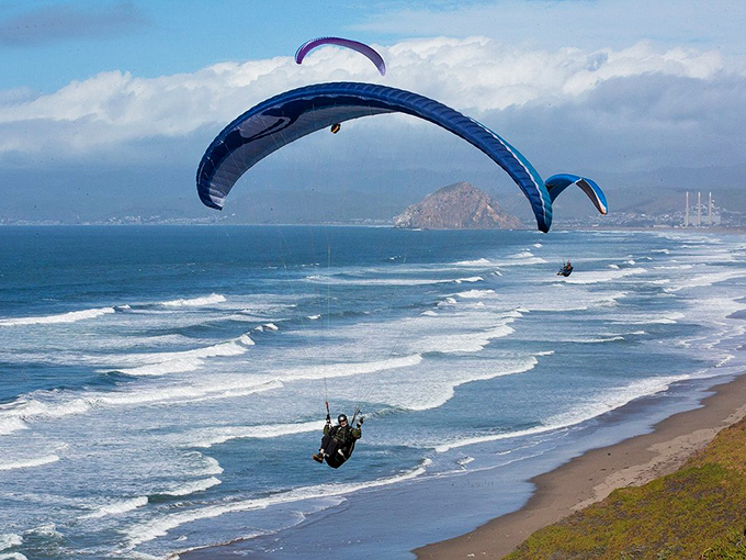 Soar high above the Pacific waves and Morro Rock! Experience the incredible view of the Cayucos coastline from the air.