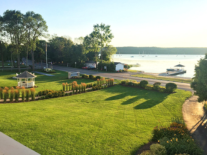 Picture-perfect Ephraim: Where white-painted buildings stand proudly against the blue sky, like Wisconsin's own slice of Greece.