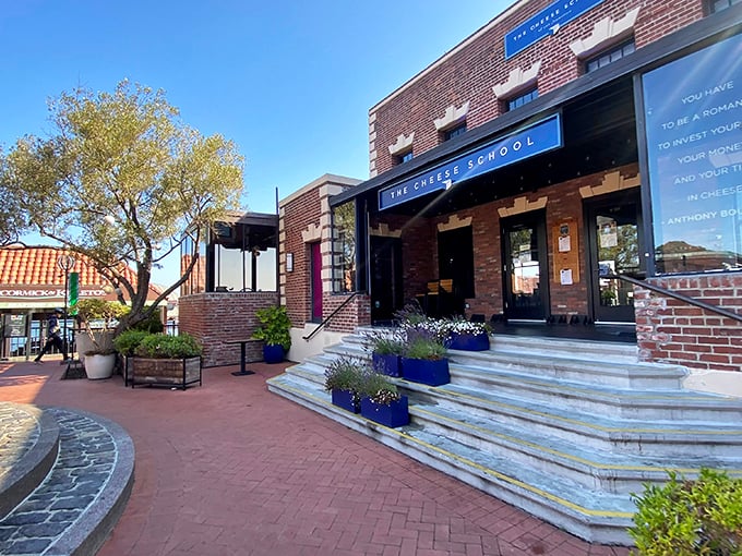 That iconic sign is like a lighthouse, guiding chocoholics safely to shore. Your dentist just felt a disturbance in the force.