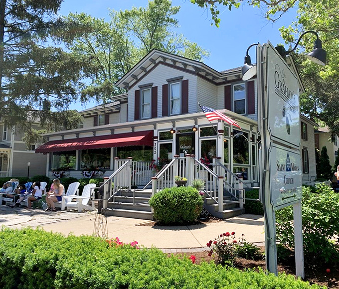Warning: Entering a zone of pure indulgence. This quaint shop serves up scoops of happiness faster than you can say "brain freeze"!