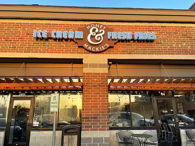 Ice cream so good, it stops traffic! Honey and Mackie's inviting storefront is like a siren call to dessert lovers everywhere.