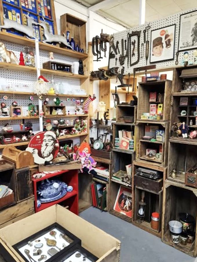 Step inside and let the treasure hunt begin! It's like your grandma's attic, but everything's for sale and there's no dust.