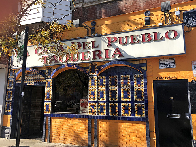 Taco Tuesday every day? Yes, please! La Casa Del Pueblo's vibrant exterior hints at the flavor fiesta waiting inside this grocery store turned taqueria.