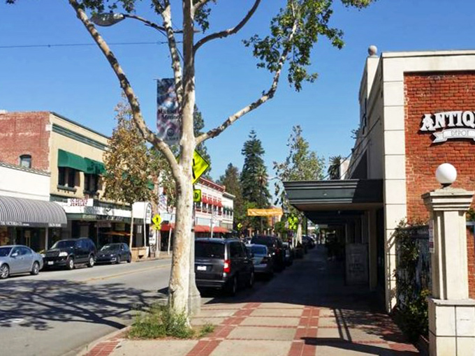 The heart of Old Towne Orange beats with vintage charm. It's a slice of Americana that'll make you want to trade your car for a penny-farthing.