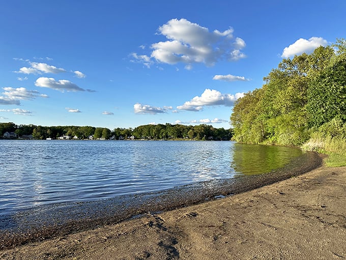 Turkeyfoot Lake's hidden gem: A beach so nice, you'll forget you're in Ohio. Palm trees not included, but who's counting?