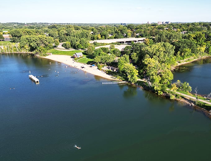 Crystal-clear waters and golden sands await at Shady Oak. It's like the Caribbean, but with more "you betcha" and less "yo ho ho."