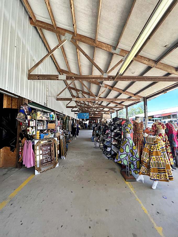 Step right up to Smiley's indoor wonderland! It's like your grandma's attic, but with price tags and fewer cobwebs.