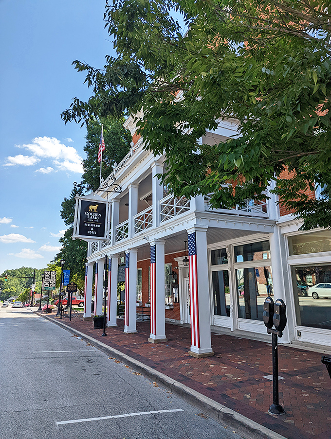 America's oldest continuously operating hotel, serving up history with a side of comfort food. It's where time travel meets your taste buds!