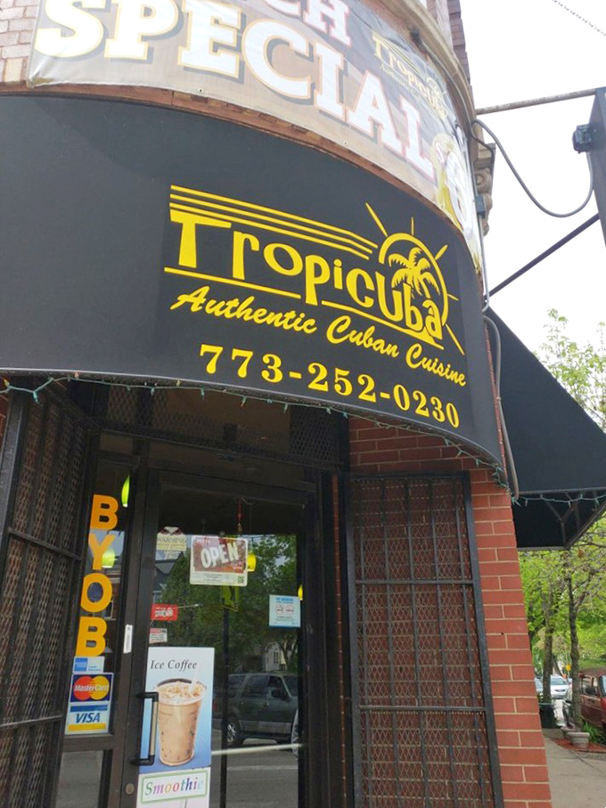 This unassuming storefront hides a world of Cuban delights. It's like finding buried treasure, but tastier.
