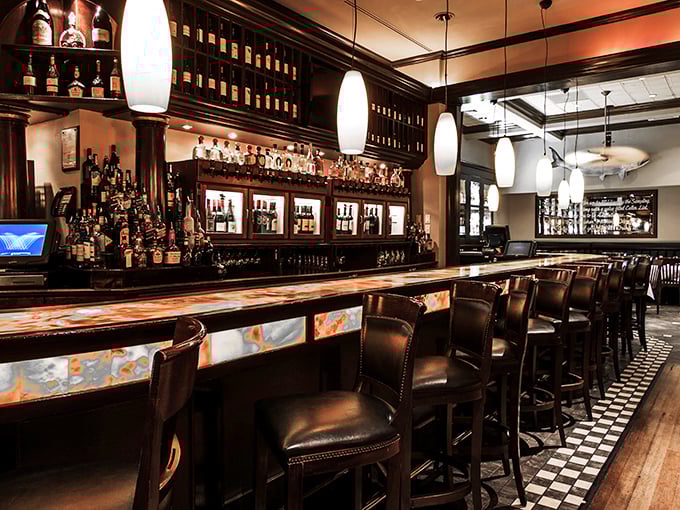 Mood lighting, live piano, and stone crabs that could make a pescatarian weep with joy. Truluck's is where seafood goes to show off.