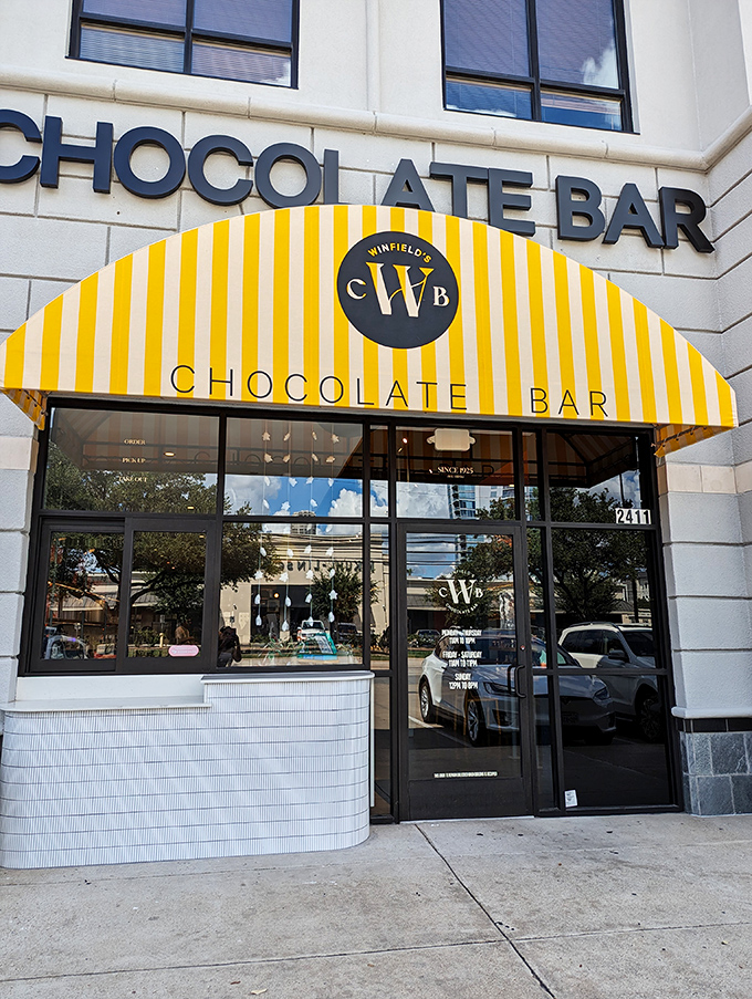 That yellow awning? It's not the sun, it's the glow of chocolate heaven. Winfield's is where cacao becomes an art form.