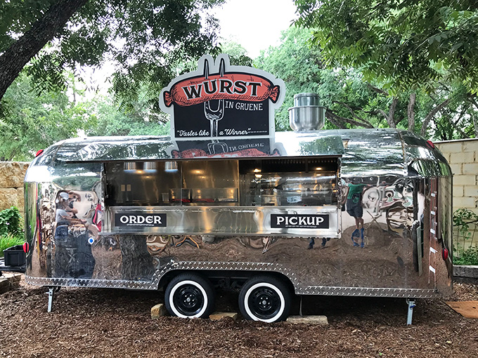 Who needs a time machine when you've got Wurst in Gruene? Step into a world where the wurst is the best and the beer is always cold.