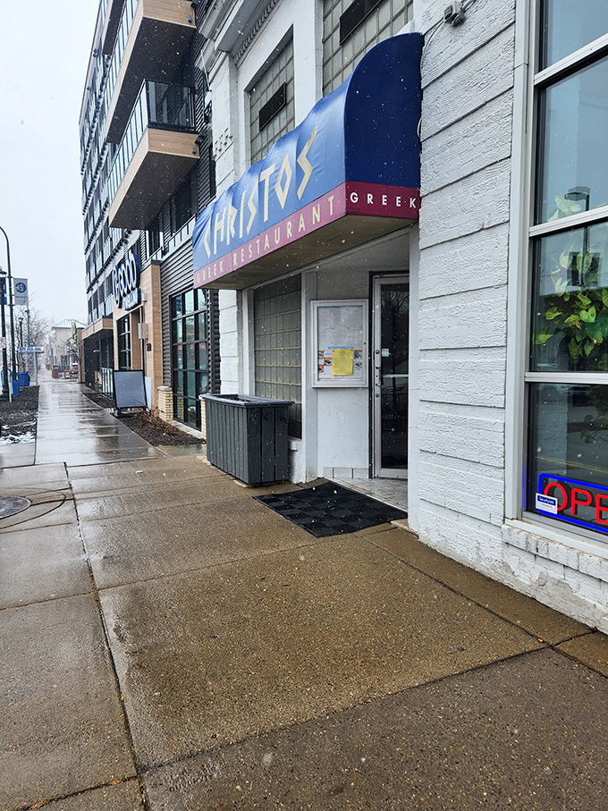 Transport yourself to the Greek Isles at Christos. Their gyros are so authentic, you'll be checking for ocean views.