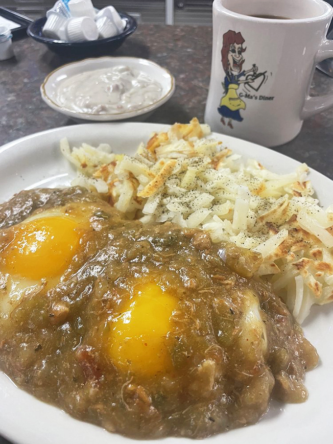 Green means go...for seconds! This biscuit smothered in green chili gravy is a spicy twist on a classic that'll wake up your taste buds.