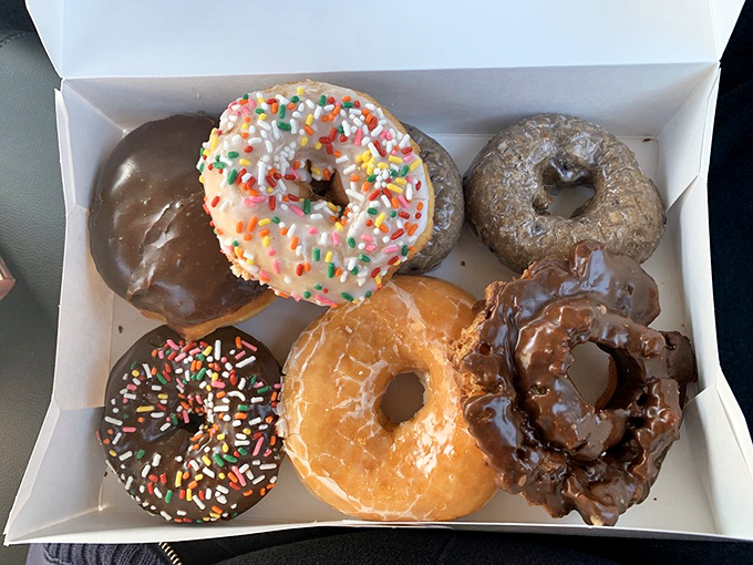 A box of happiness, served fresh daily. This assortment is like the Avengers of the donut world &ndash; each with its own superpower.