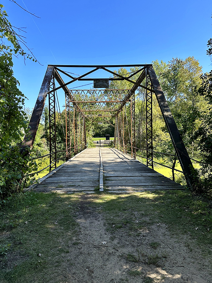 Bridge to adventure or time machine to simpler days? This historic span invites you to cross into Port Crescent's natural wonders.