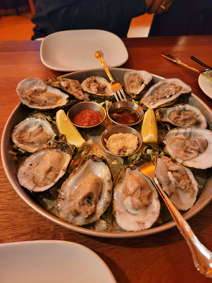The pearl of The Chew Chew's menu: oysters so fresh, they're practically doing the backstroke. Dive in, seafood lovers!