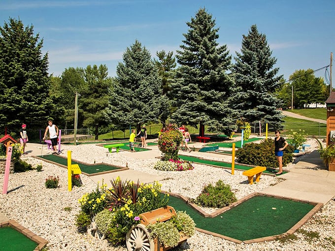 Mini-golf that's anything but cheesy. Well, maybe a little cheesy &ndash; this is Wisconsin after all. Putt-putt paradise meets floral fantasia!