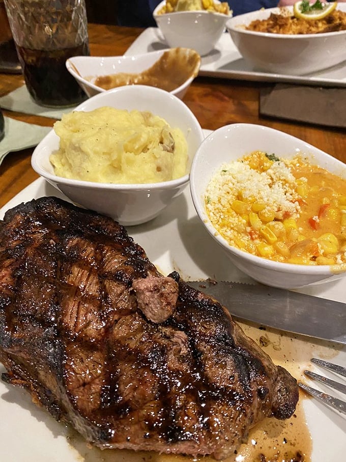 The NY Strip: so good it'll make you want to break into a Broadway musical number right at your table.