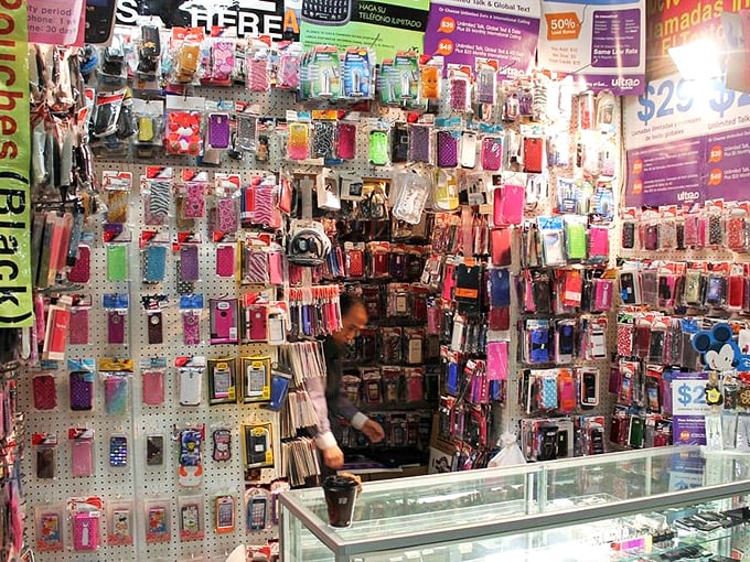 Phone case bonanza! It's like Willy Wonka's factory, but for smartphone accessories. Your device will be the belle of the tech ball.