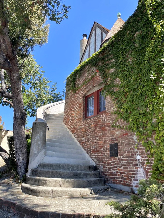 Stairway to heaven or secret passage to Wonderland? Either way, I'm intrigued and slightly out of breath.