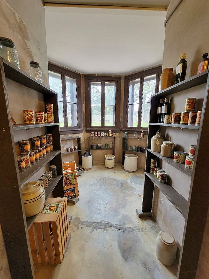 Forget Costco &ndash; this is bulk shopping, 1800s style! From canned peaches to mystery jars, it's a treasure trove of vintage vittles.