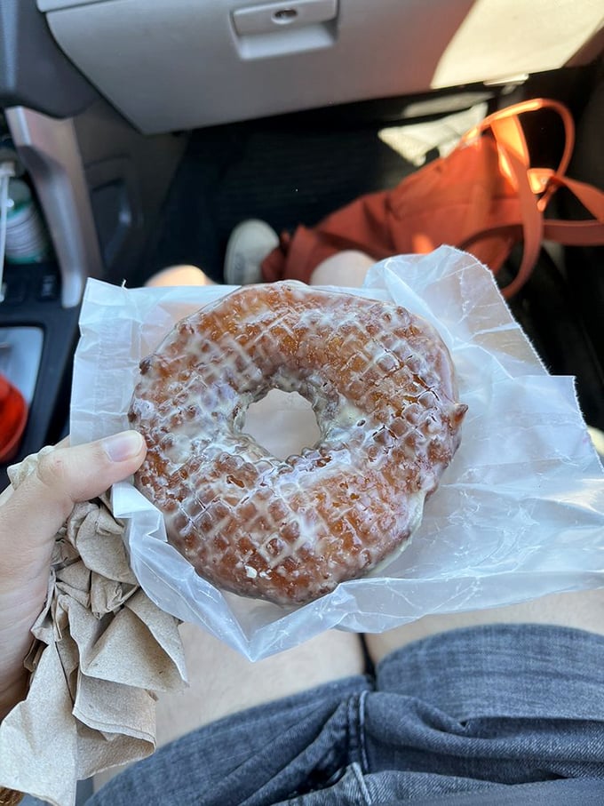 Glazed and confused? Not with this beauty! The sweet potato ginger glazed donut is like autumn decided to throw a party in your mouth.