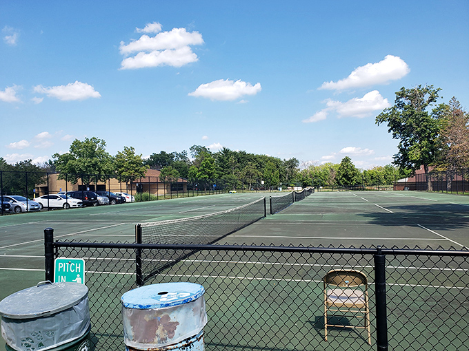 Game, set, splash! These tennis courts prove Webber isn't just about swimming. It's a sports lover's paradise with a refreshing twist nearby.