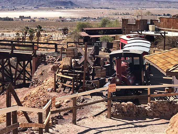 It's not the Hogwarts Express, but this little engine will transport you to a magical world of prospectors and pioneers.