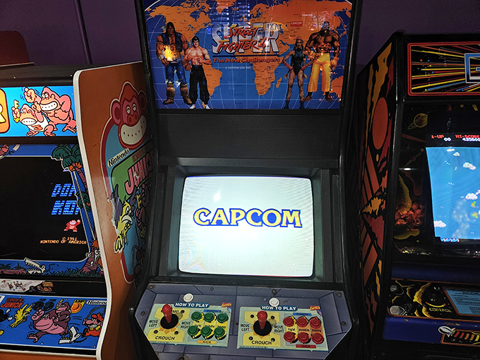 Capcom's siren song beckons. One minute you're admiring the artwork, the next you're battling Street Fighter's Ryu. Resistance is futile!