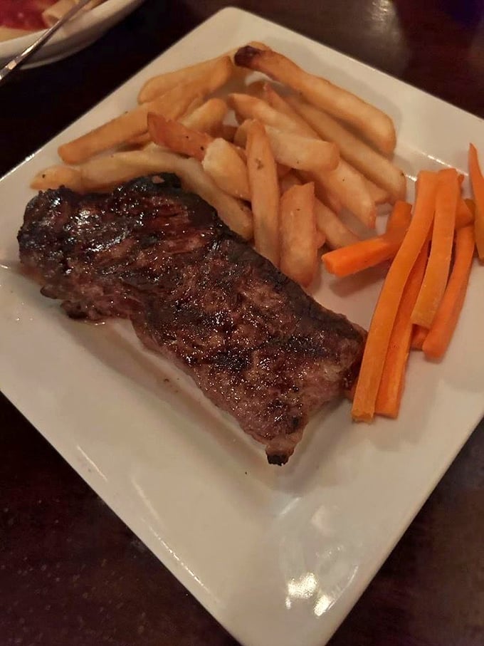A classic combo that never goes out of style. This steak and fries duo is the Bogart and Bacall of the culinary world.
