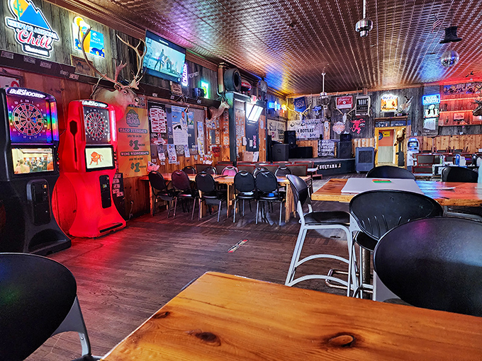 Neon lights and nostalgia nights. The Sultana's ambiance is like a warm hug from your coolest grandparent.