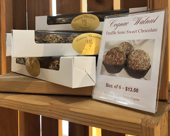 Boxed bliss! These truffles are dressed up fancier than I am on date night.