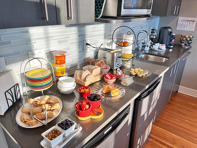 Feast your eyes on this breakfast spread! It's like your grandma's cooking met a five-star chef &ndash; comfort food with a gourmet twist.