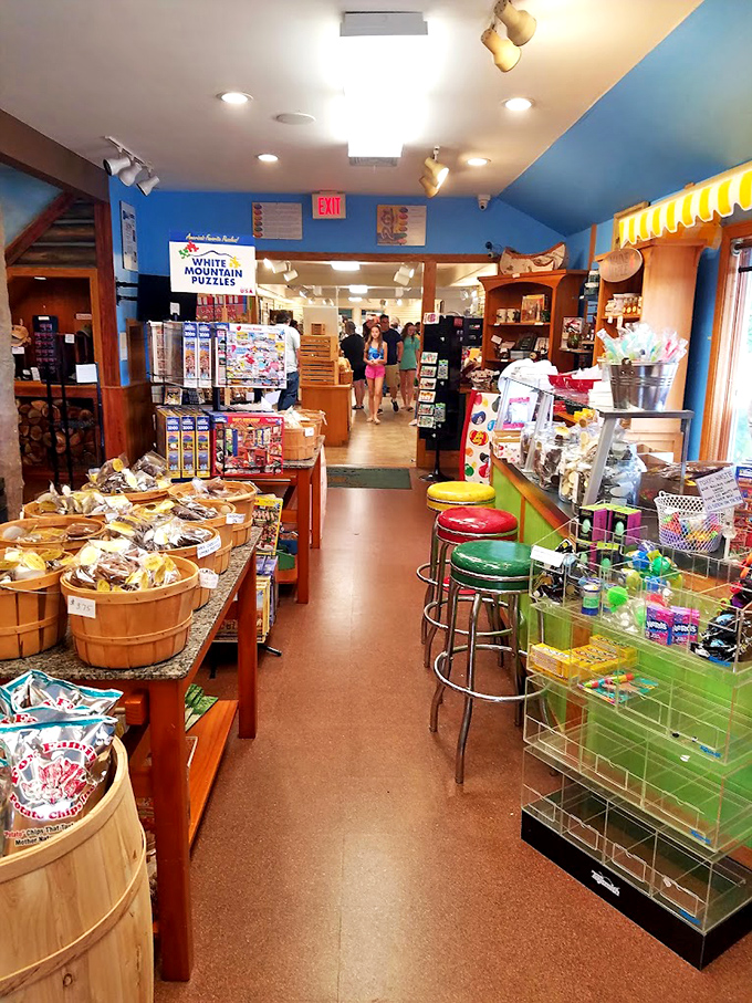 Chocolate heaven, aisle one! This sweet spread is more tempting than a dessert buffet at a weight loss convention. 