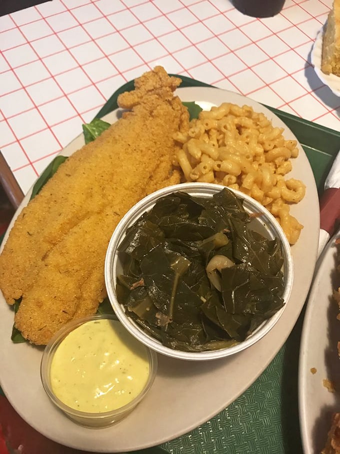 This catfish didn't just get battered, it got pampered! Crispy on the outside, tender on the inside &ndash; it's the spa day of seafood.