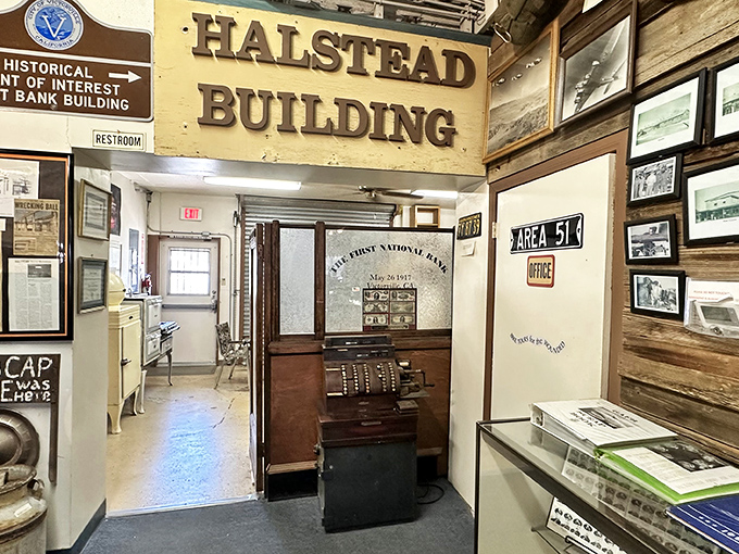 Bank on a good time at the Halstead Building! This slice of small-town Americana offers a deposit of history with high interest.