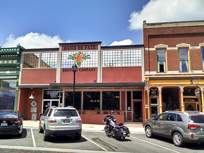 Hand of Fate Brewing Company: Where beer dreams come true. It's like Willy Wonka's factory, but for adults who prefer hops to chocolate.