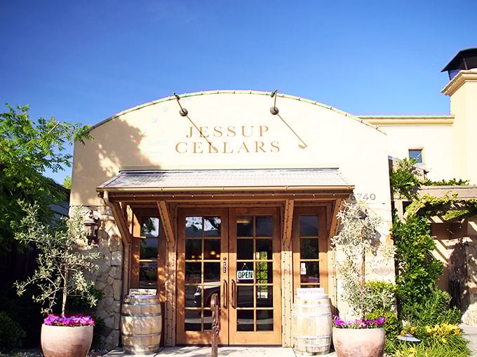 Jessup Cellars: Proving that good things come in barrel-shaped packages. Step inside for a sip of Napa Valley magic &ndash; no ruby slippers required!